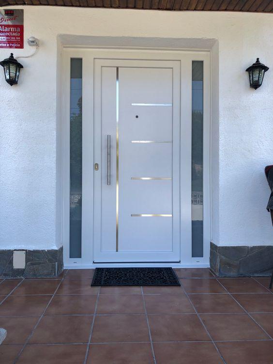 Portas em PVC com fixos dos 2 lados