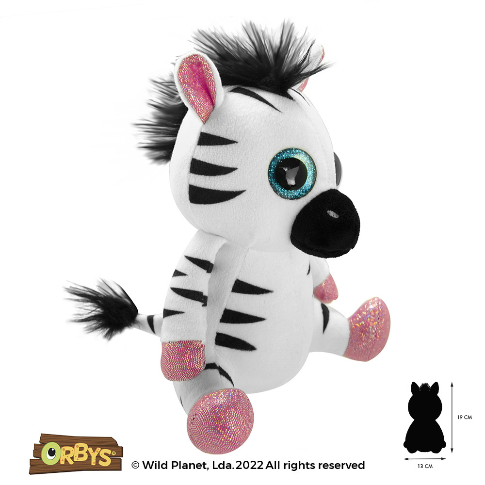 Wild Planet - Fabricante de peluches - Peluche Zebra Orbys